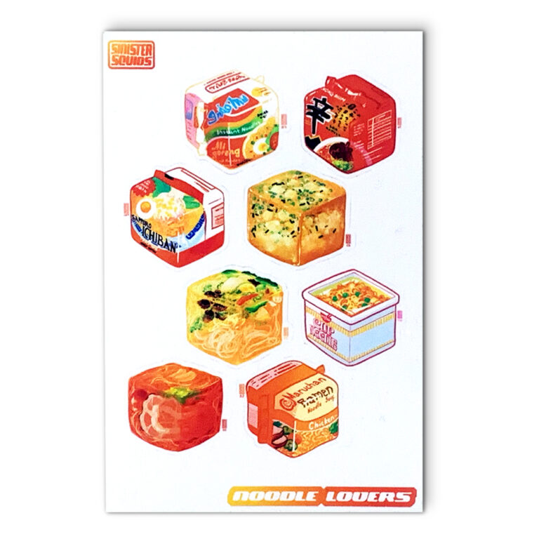 Noodle Cube Sticker Sheet – && Gallery