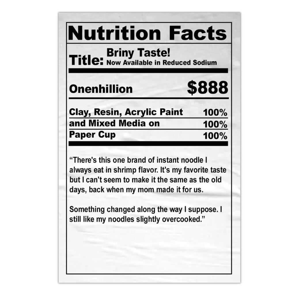 Onenhillion – Briny Taste! Now Available in Reduced Sodium – && Gallery